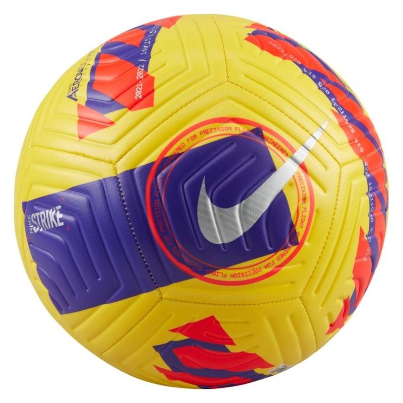 Bola De Futebol Nike Strike Unissex - Amarela/Roxa