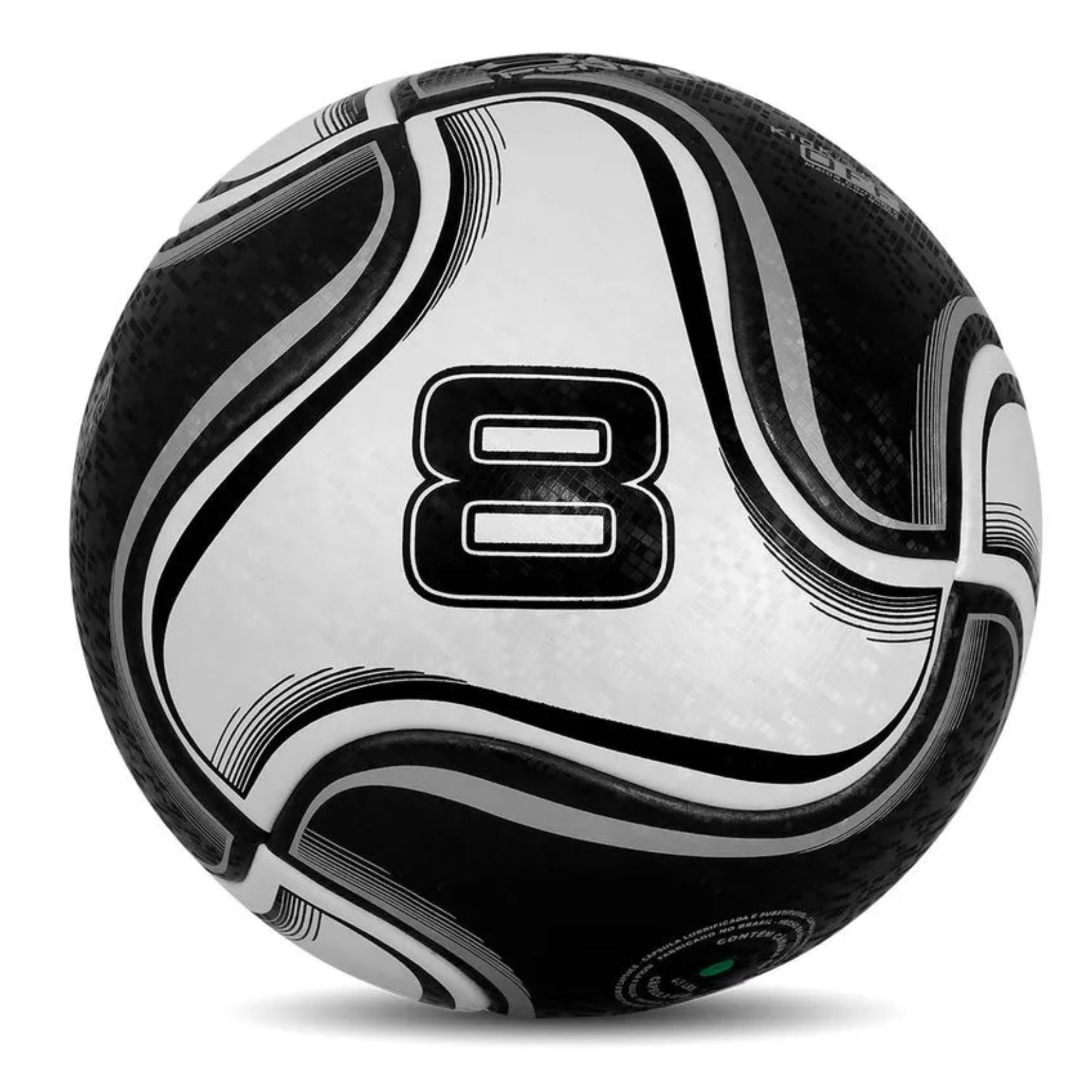 Bola Society Penalty 8 Pro XXIV Unissex - Branca/Preta - Bayard Esportes