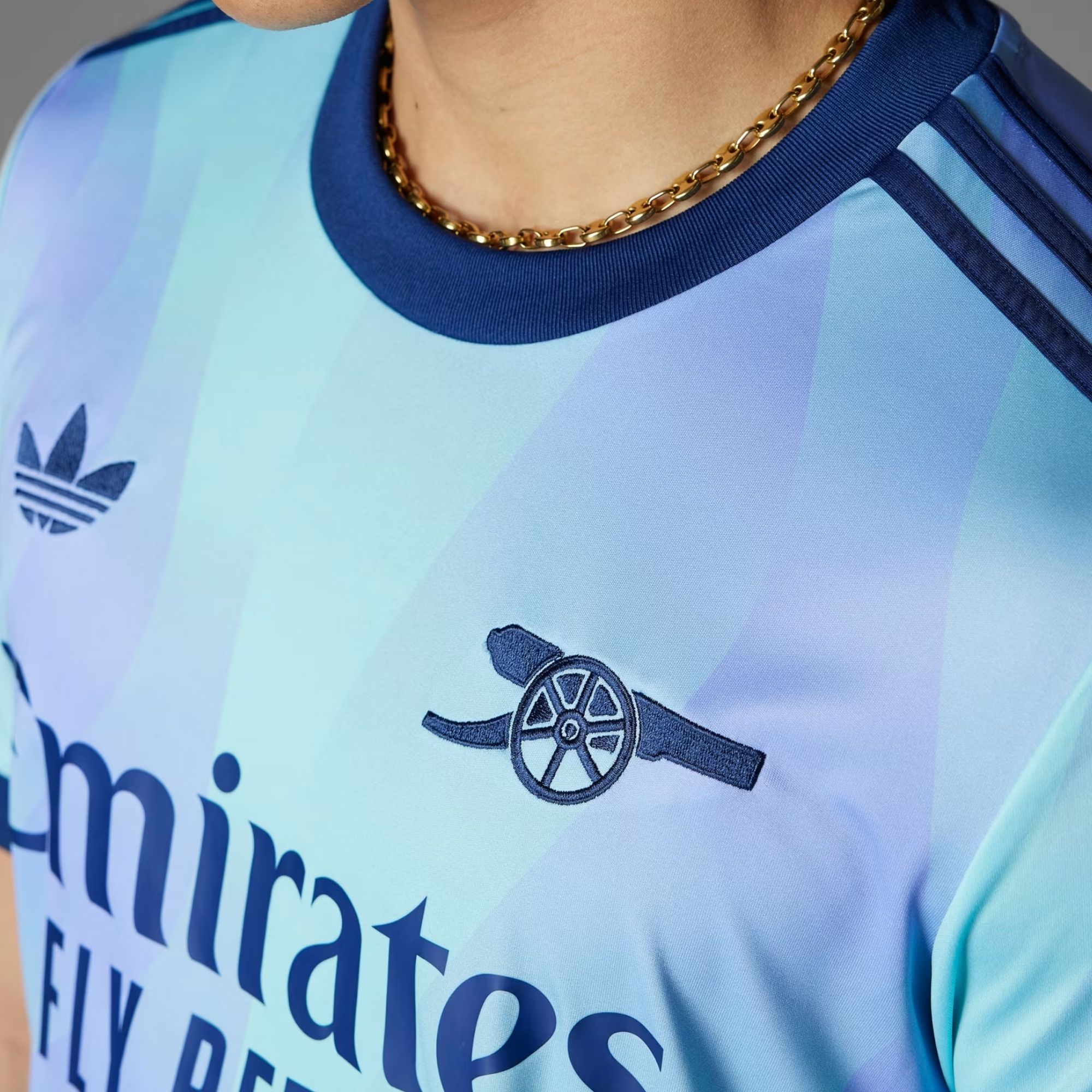Camisa Arsenal III 24/25 Adidas Masculina - Azul - Bayard Esportes