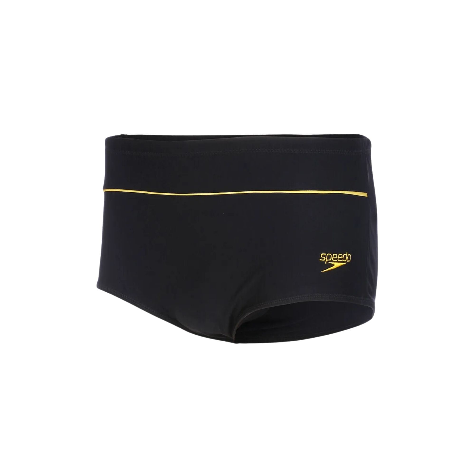 Sunga Speedo Tradicional Line Masculina - Preta/Amarela - Bayard Esportes