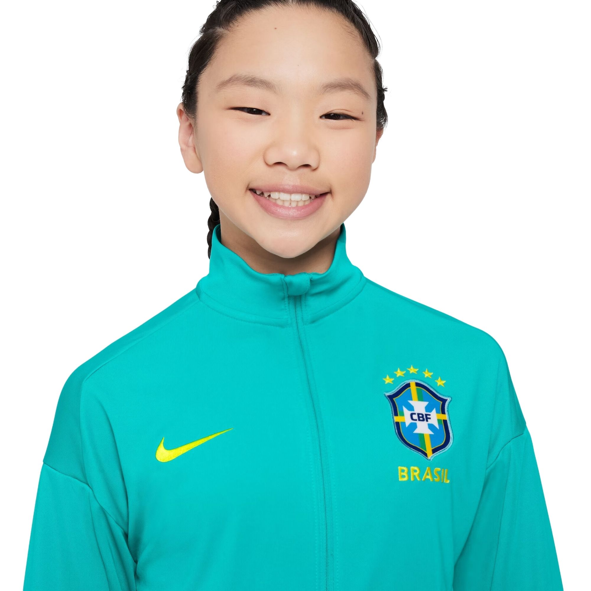 Agasalho Brasil Nike Cbf Treino Dri-Fit Academy Pro Infanti - Azul ...