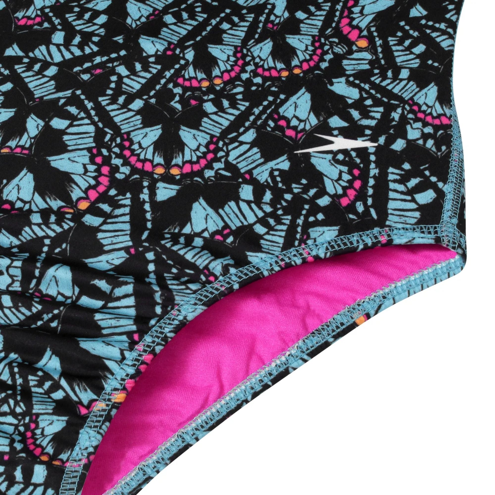 Maiô Speedo Cross Little Papillons Borboleta Feminina - Azul - Bayard ...