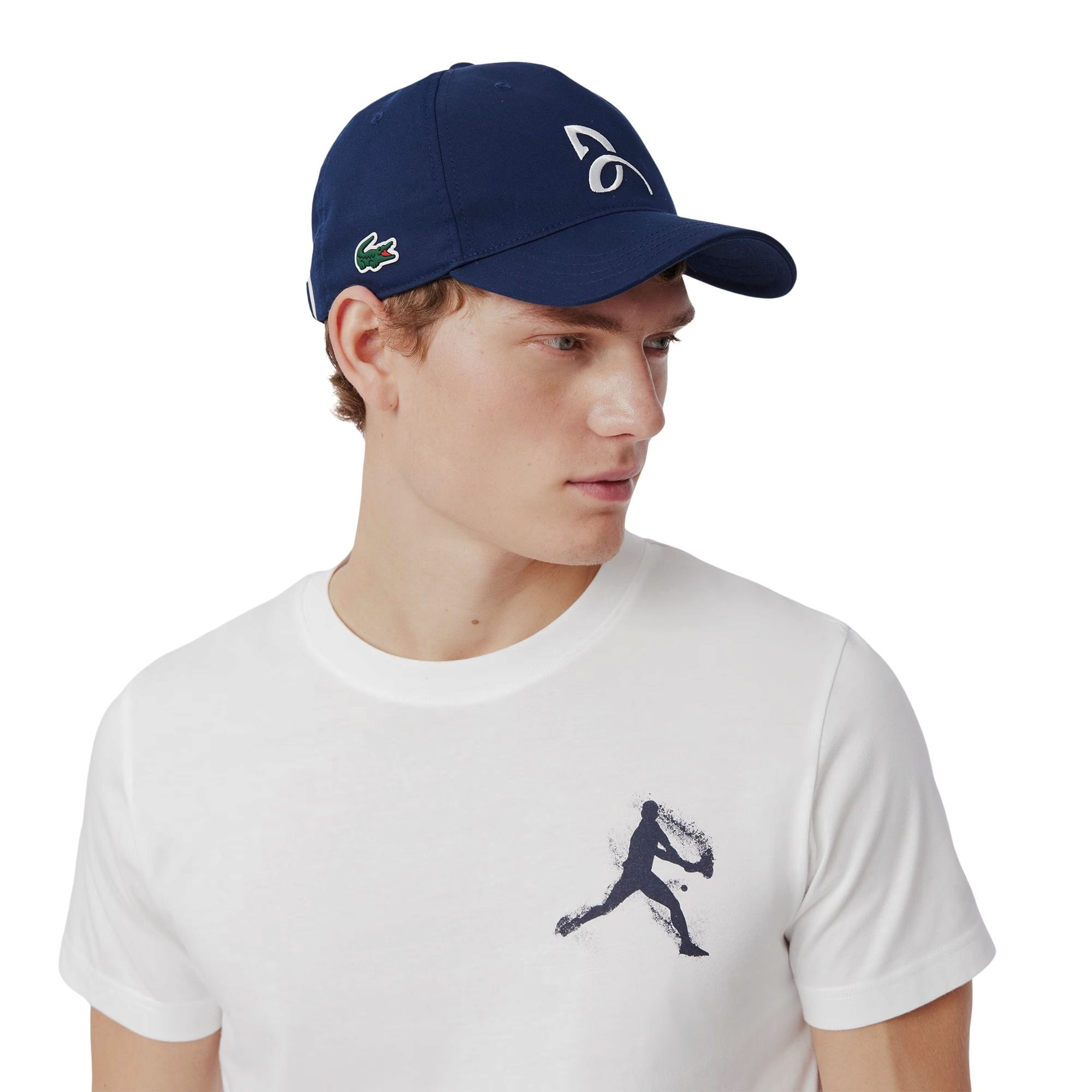 Kit Camiseta E Boné Lacoste Tennis X Novak Djokovic Masculino - Branca ...
