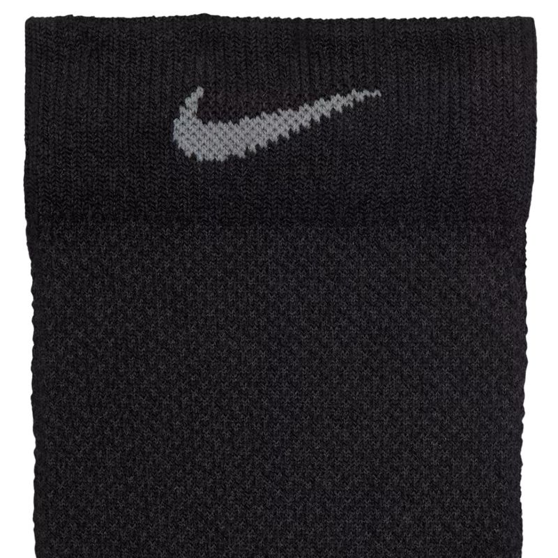 Meia Nike Cano Médio Fast Crew Unissex - Preto - Bayard Esportes